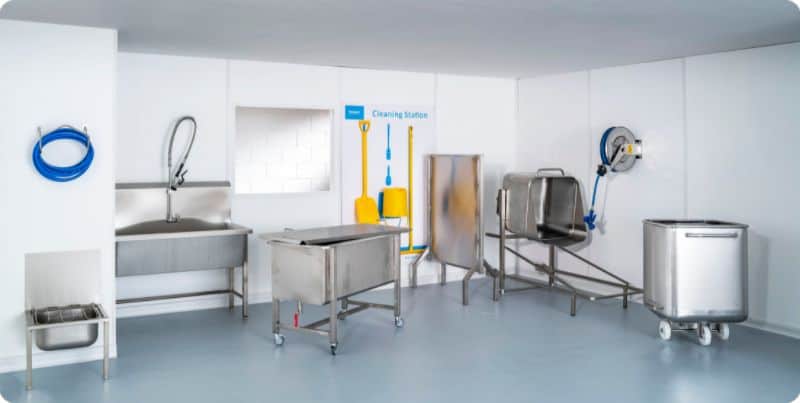 Cutting the Time Spent Cleaning Stainless Steel Furniture and Supplies for Cleanrooms and the ...