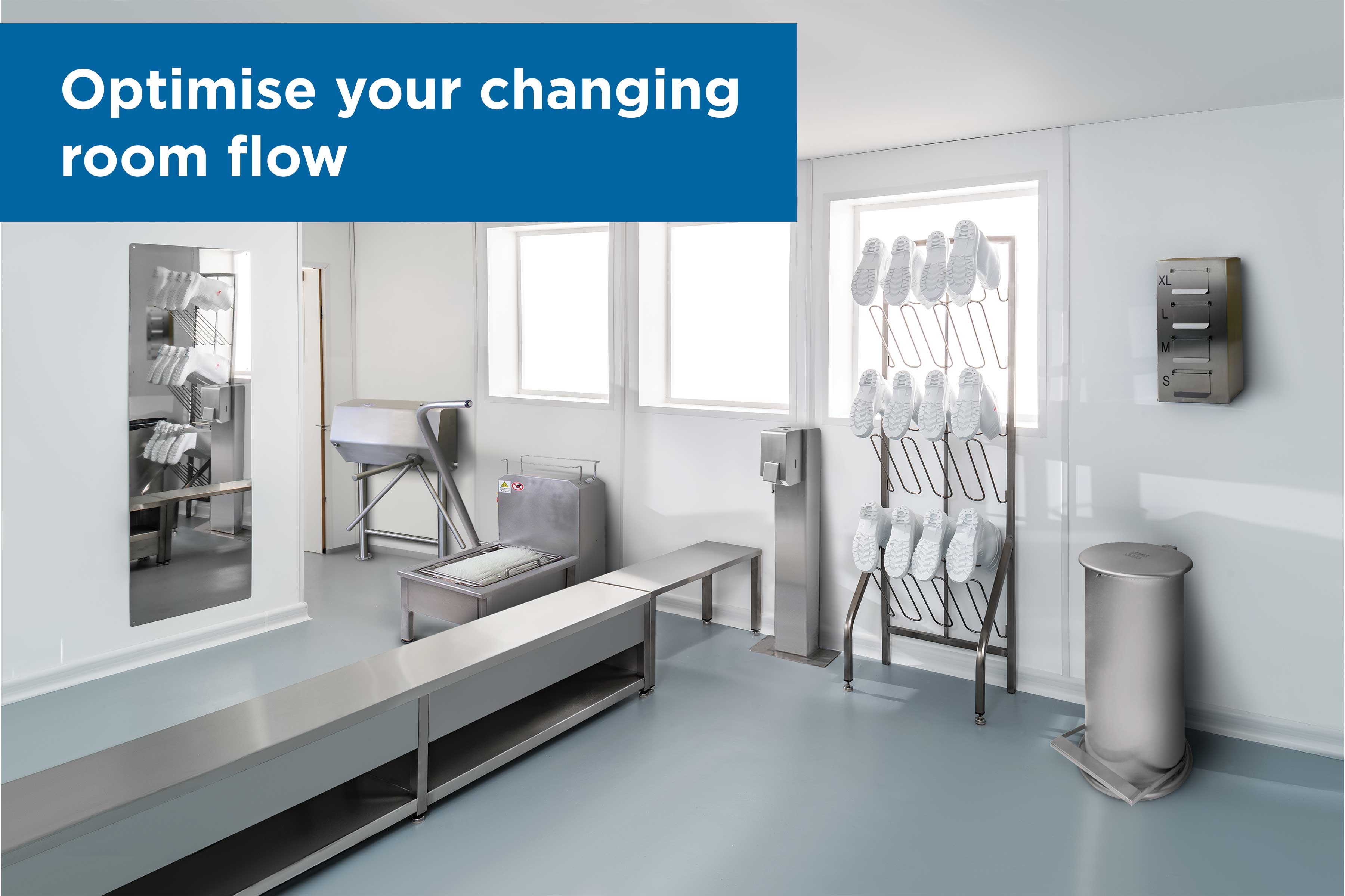 Creating a hygienic solution for changing rooms | Teknomek