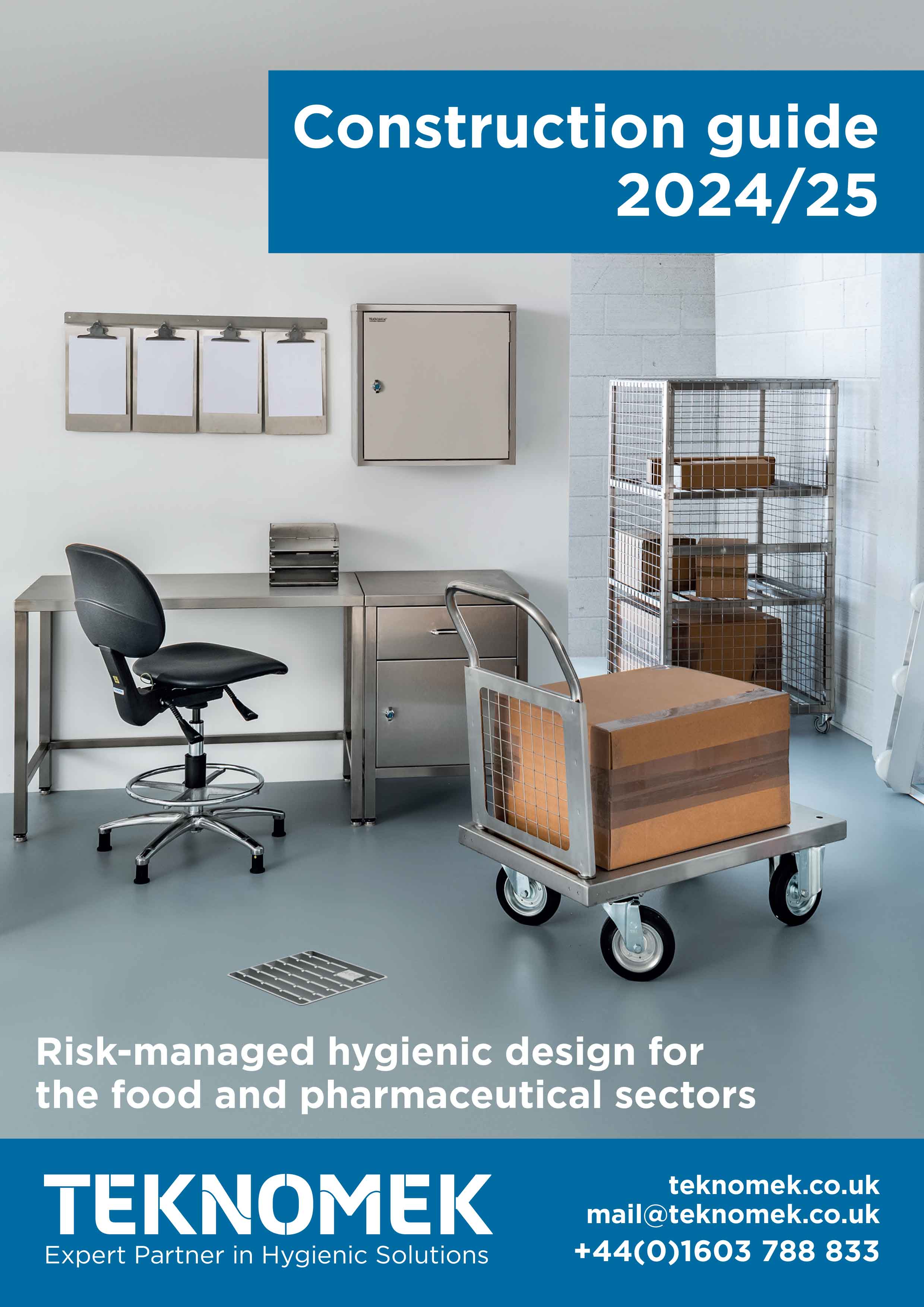Download ready Stainless Steel Furniture and Supplies for Cleanrooms and the Food Industry