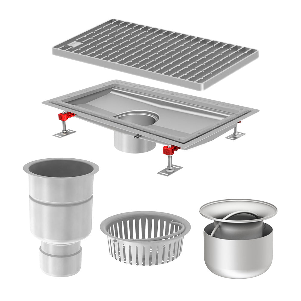 Aco Hygiene First drainage channel kit vinyl edge